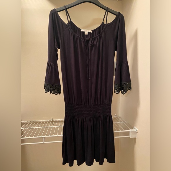 Boston Proper | Dresses | New Boston Proper Black Long Sleeve Cold ...